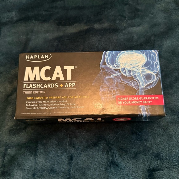 Kaplan | Other | Kaplan Mcat Flashcards With Box | Poshmark